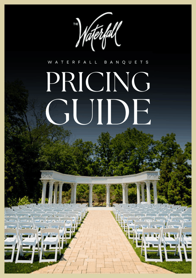 Top Delaware Wedding Venue Pricing Packages - The Waterfall